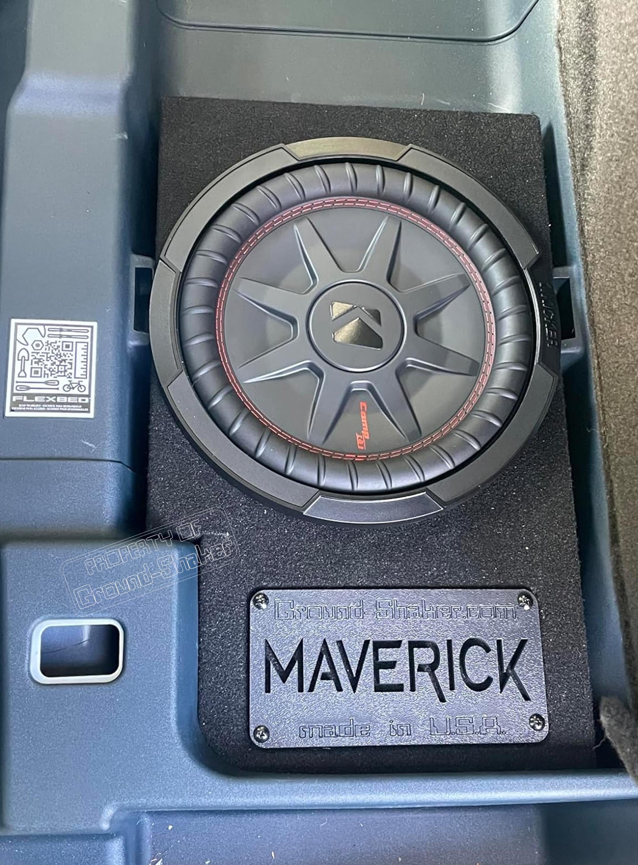 Ford Maverick 2022 - 2024 10" Sub Box Sealed DRIVER SIDE Subwoofer ...