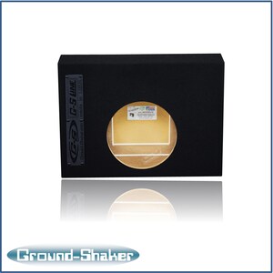 10" Single Sealed Shallow Mount Sub Box Slim Speaker Box Subwoofer ...