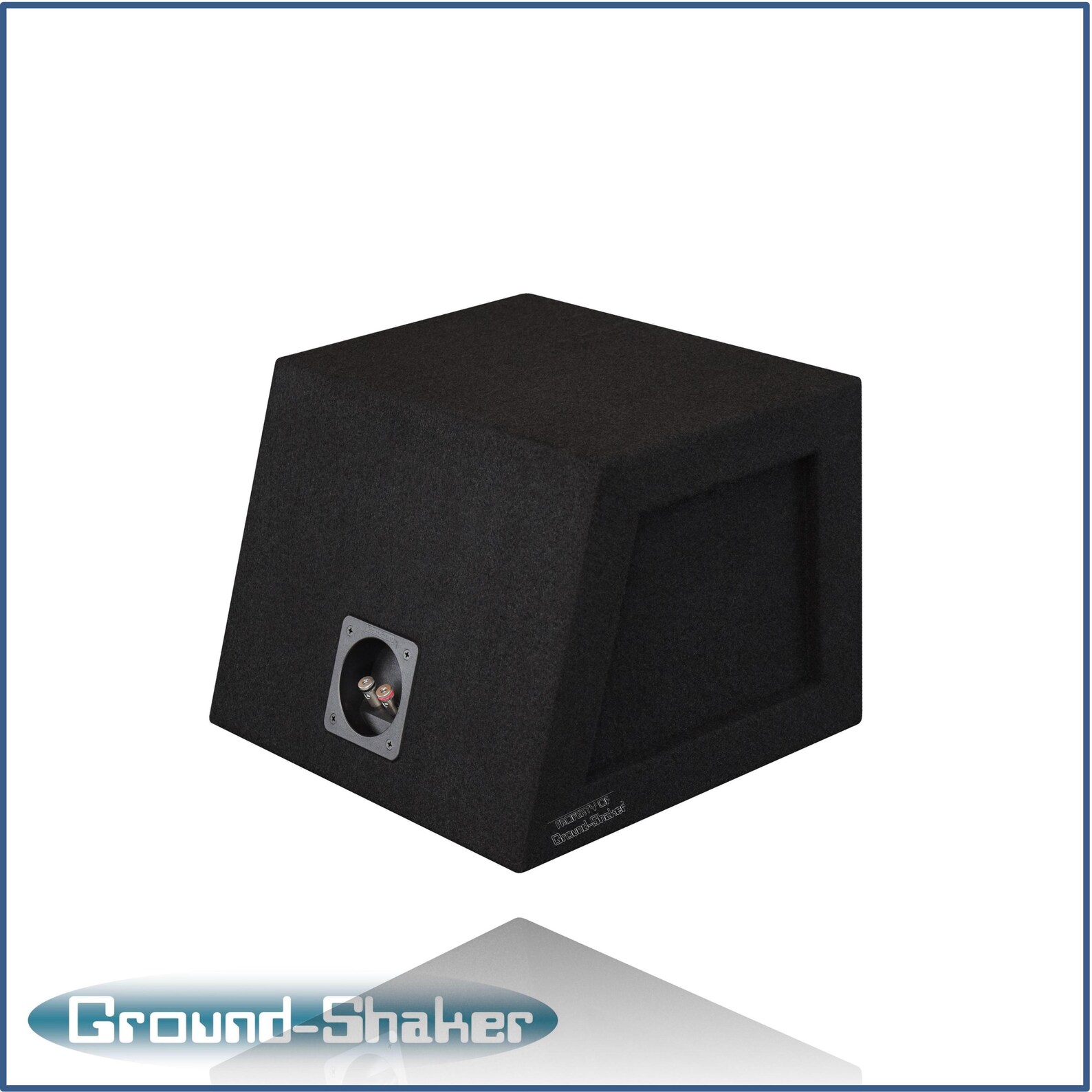 8" Single Sealed Mid-size Hatchback Sub Box Ground Shaker Subwoofer ...