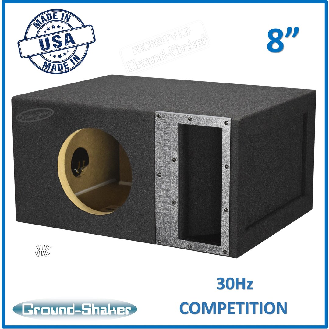 Single 8 Competition Ported Sub Box Single 8 Subwoofer Enclosure ...