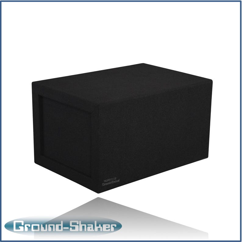 10" Sub Box 32hz Single Vented Ported Subwoofer Enclosure Ground Shaker ...