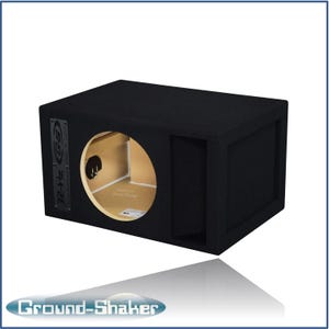 10 Sub Box 32hz Single Vented Ported Subwoofer Enclosure Ground Shaker ...