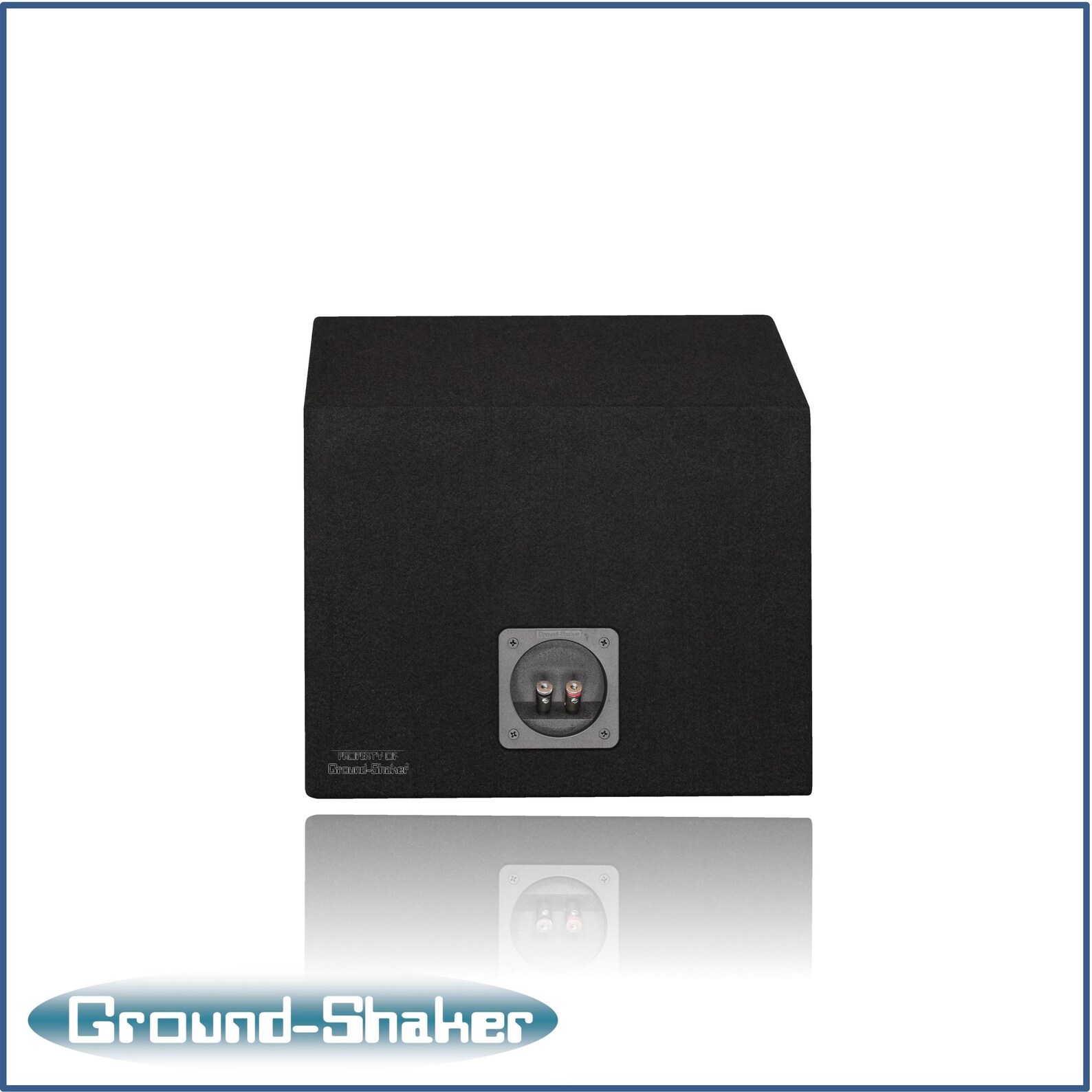 8" Single Sealed Mid-size Hatchback Sub Box Ground Shaker Subwoofer ...