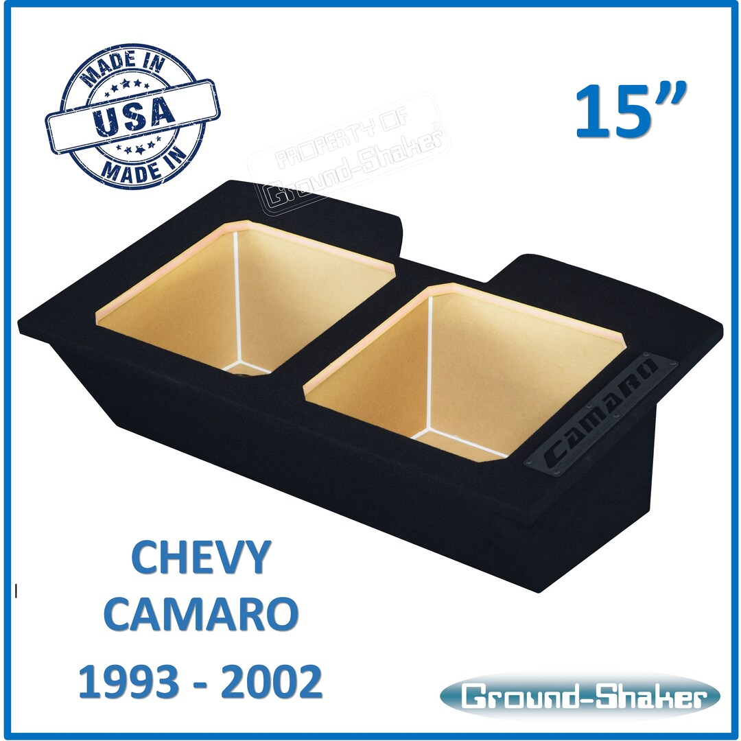 Chevy Camaro 1993-2002 15" Dual Solo Baric Sub Box Subwoofer Enclosure ...