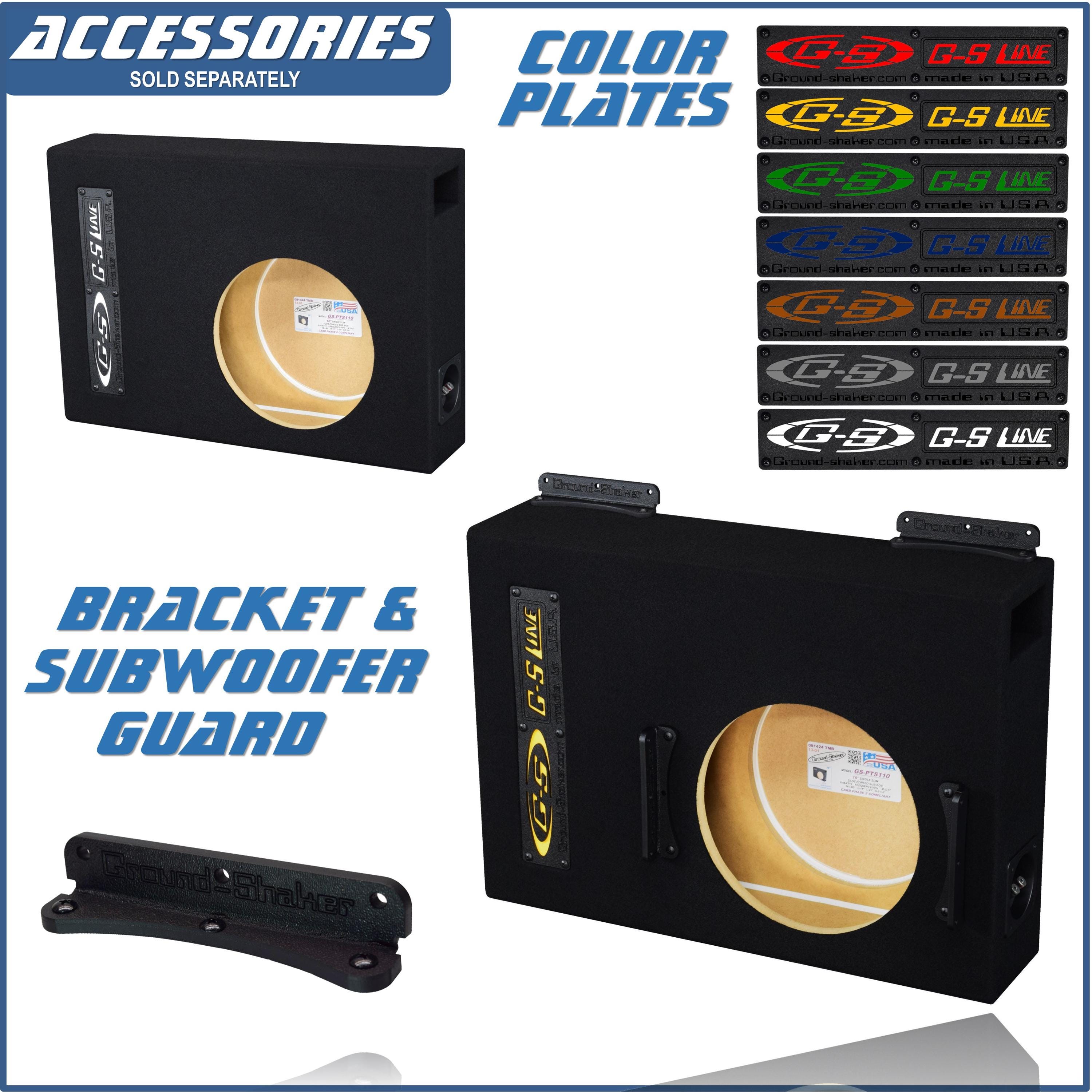 12" Sub Box / 12" Single Ported Slim Subwoofer Enclosure Ground Shaker ...