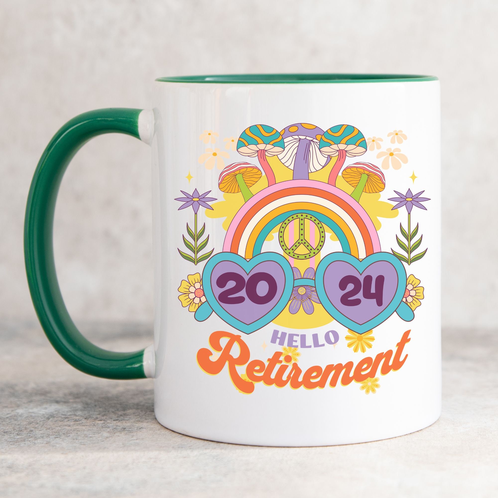 Gift Retiring, 2024 Retirement Gift for Women, Hello Retirement Mug ...