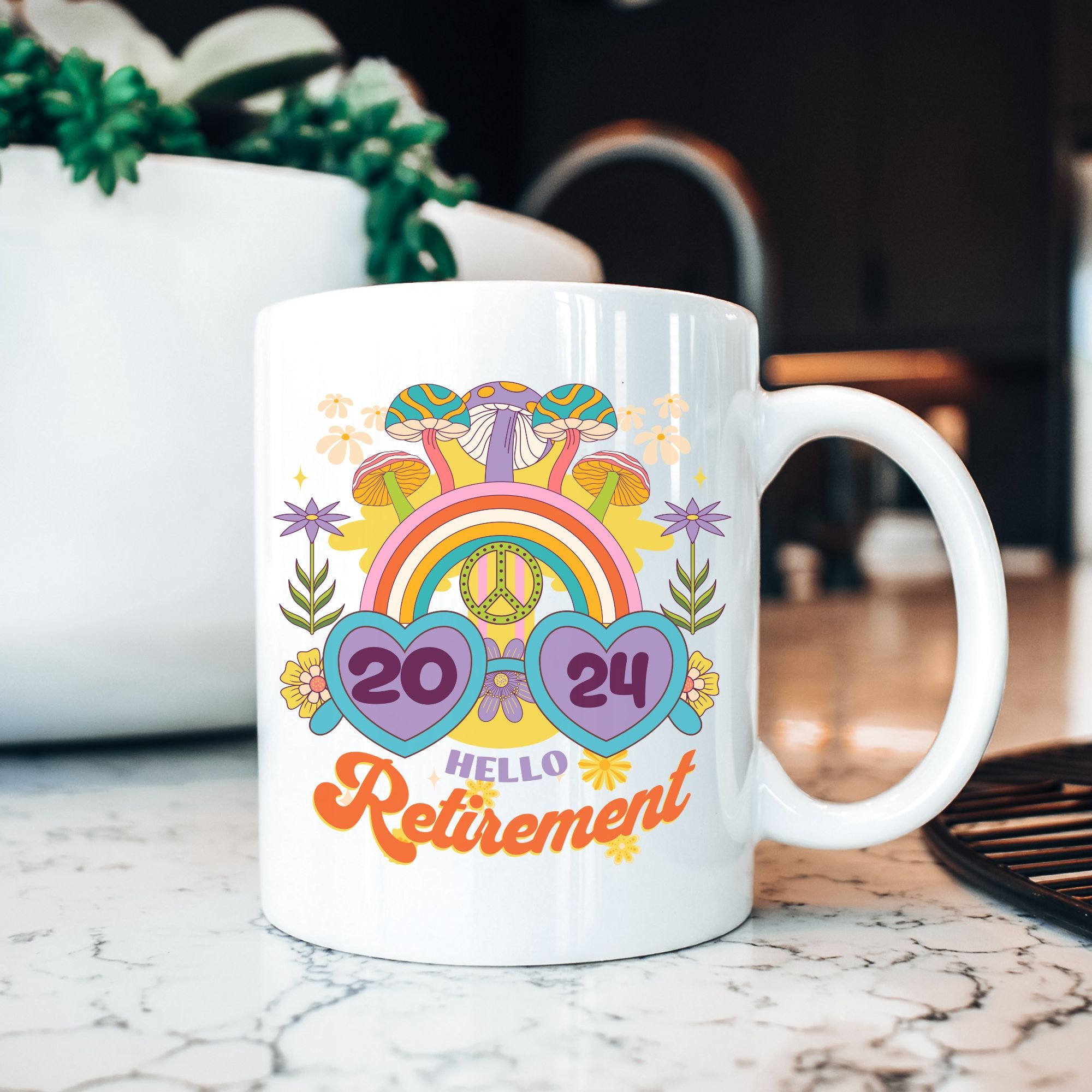 Gift Retiring, 2024 Retirement Gift for Women, Hello Retirement Mug ...