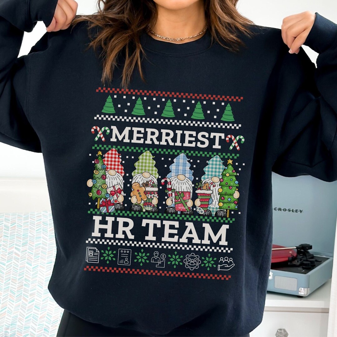 Ugly Christmas Sweater Human Resources Christmas Sweatshirt, Human ...