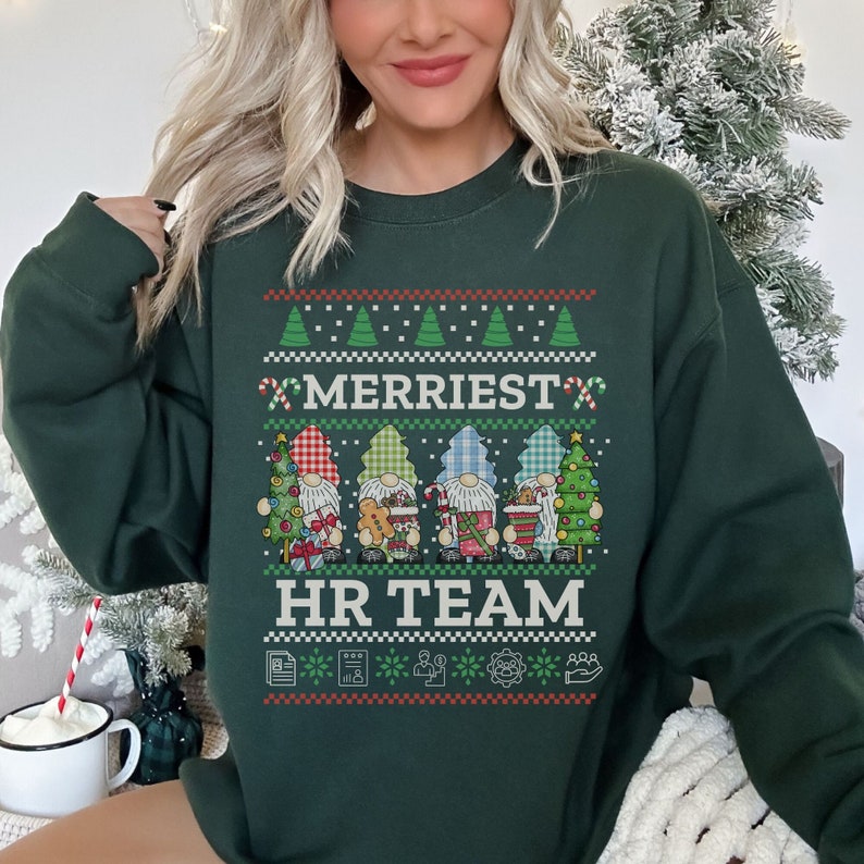 HR Christmas Sweatshirt, Human Resources Christmas Gift, Hr Manager ...