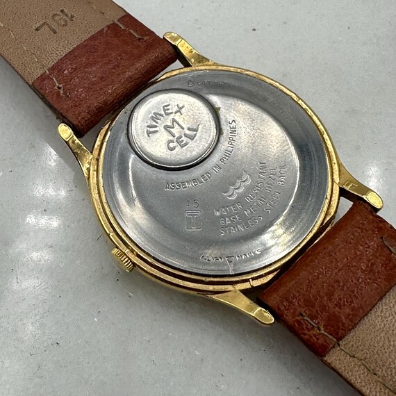Vintage Timex Men’s Gold Tone Easy Reader, White Dial… - Gem