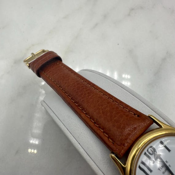 Vintage Timex Men’s Gold Tone Easy Reader, White Dial… - Gem
