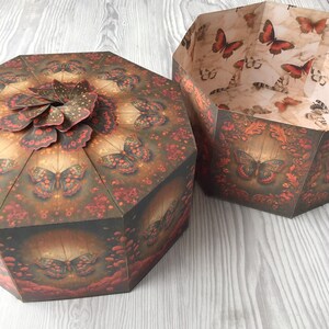 DIY Box, Paper Craft Gift Box, Butterfly Gift Box, Butterfly Box ...