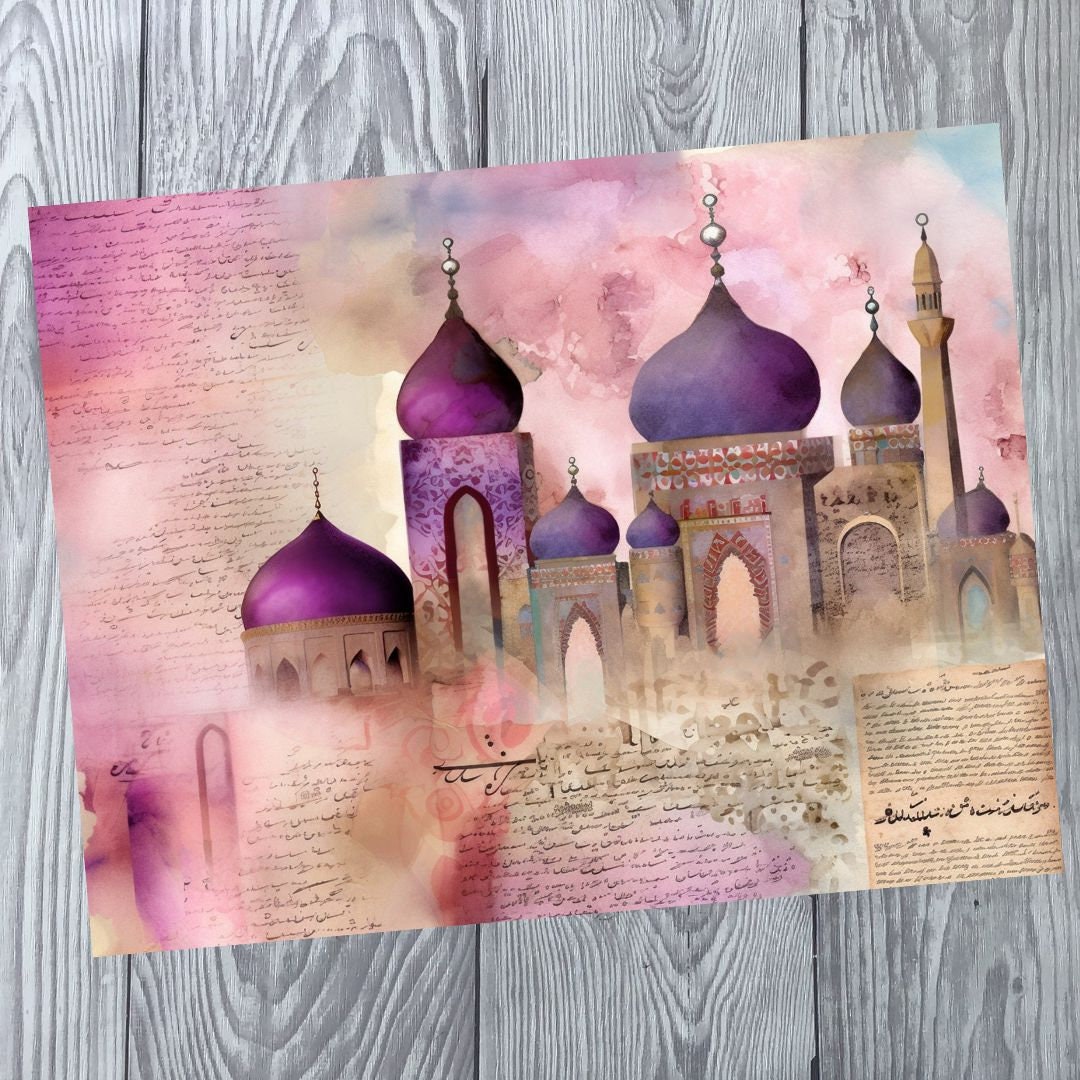 Genie Papers | Junk Journal Printables | Fantasy Scrapbook Pages ...