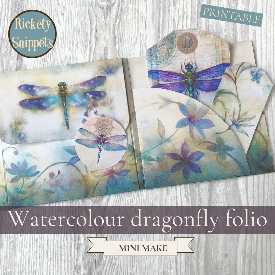 Dragonfly Junk Journal Folio, Nature Junk Journal Printables Kits ...
