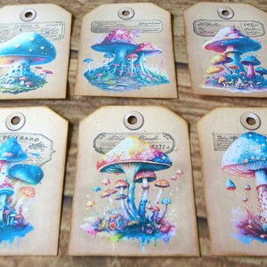 Magical Fairy Mushroom Tags | Printable Enchanted Forest Tags ...