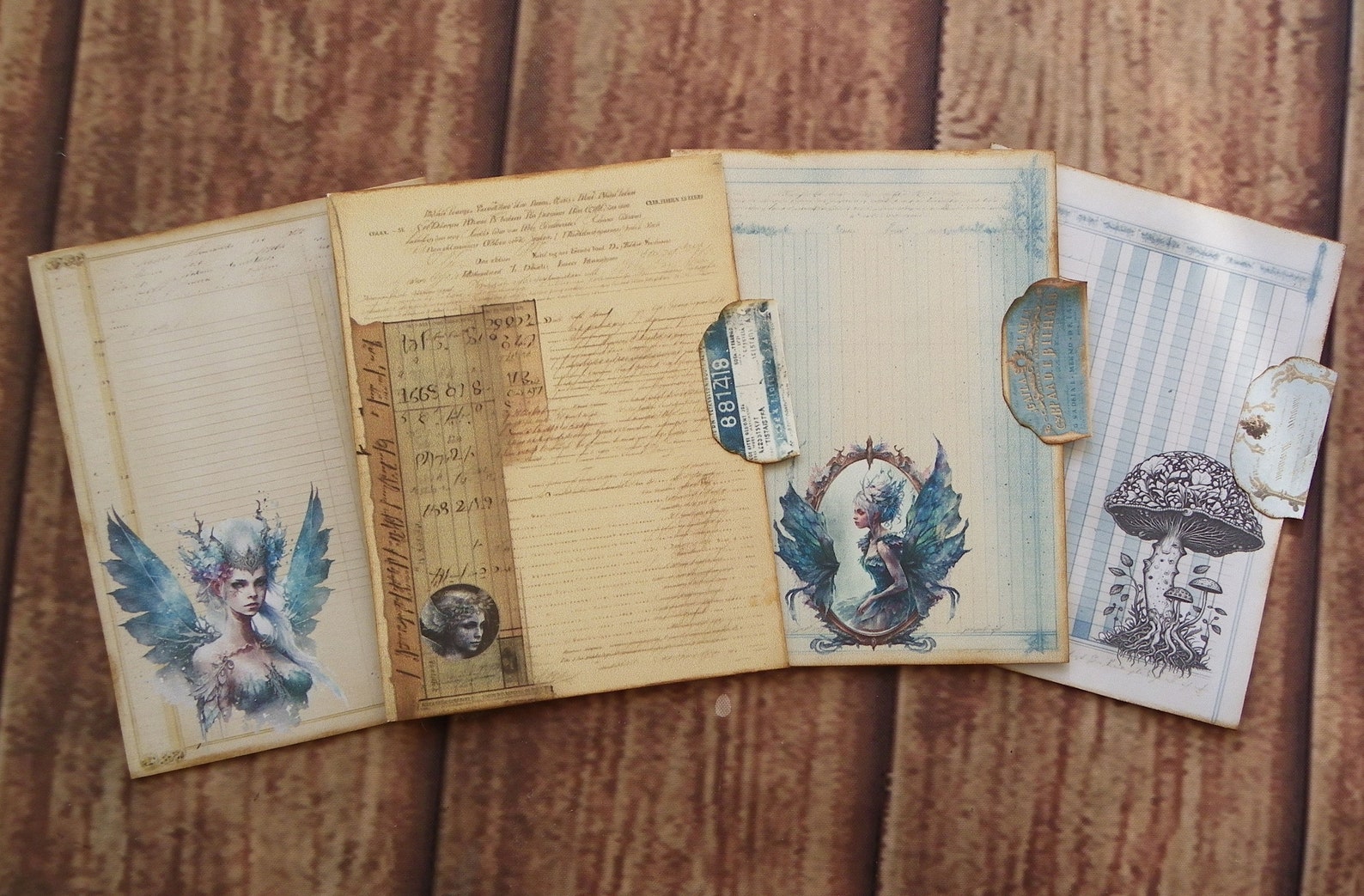 Fairy Junk Journal Digital Download, Junk Journal Pocket Ephemera ...