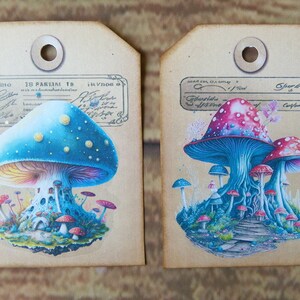 Magical Fairy Mushroom Tags | Printable Enchanted Forest Tags ...
