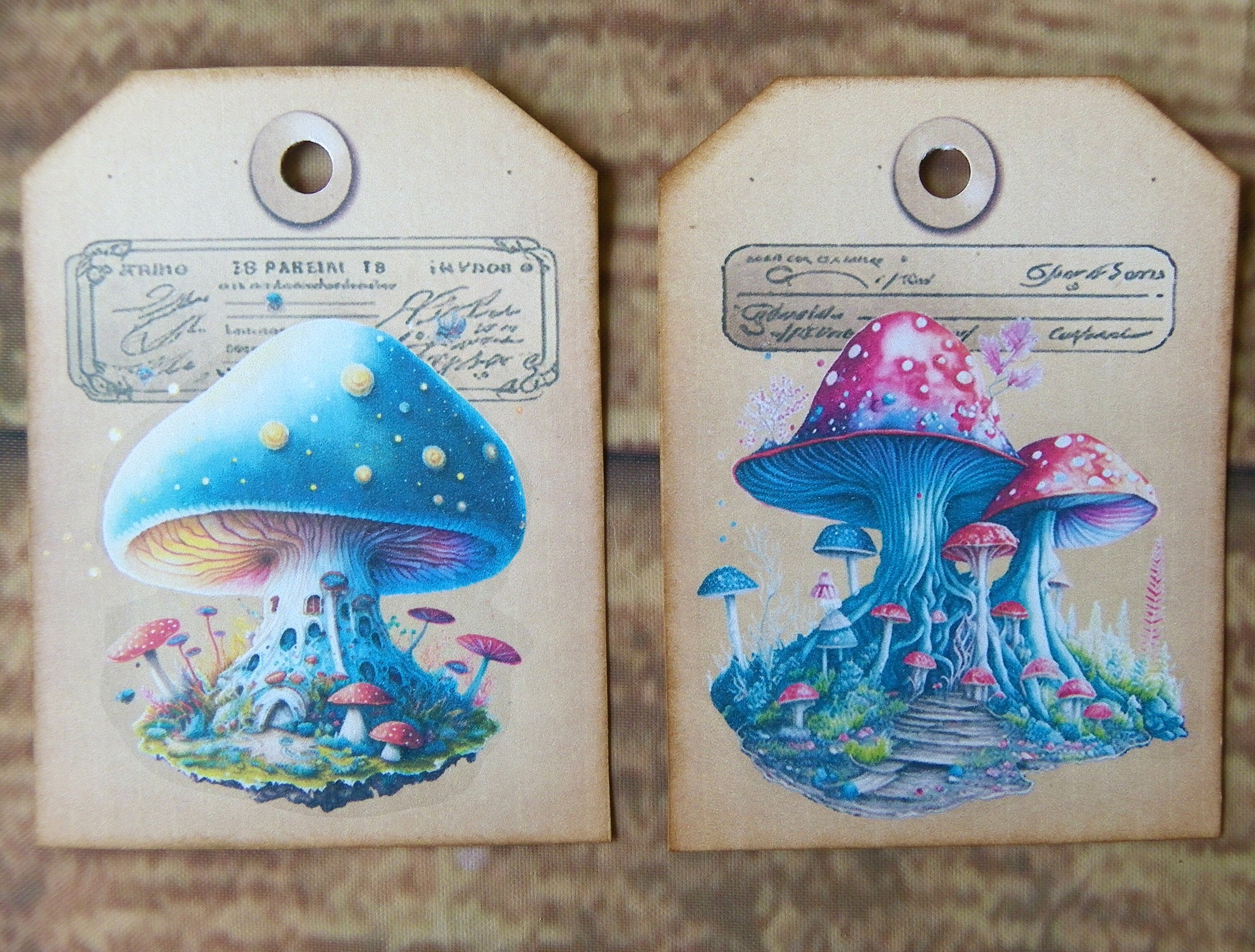 Magical Fairy Mushroom Tags | Printable Enchanted Forest Tags ...