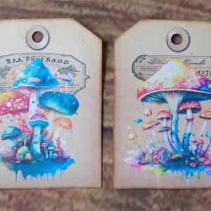 Magical Fairy Mushroom Tags | Printable Enchanted Forest Tags ...