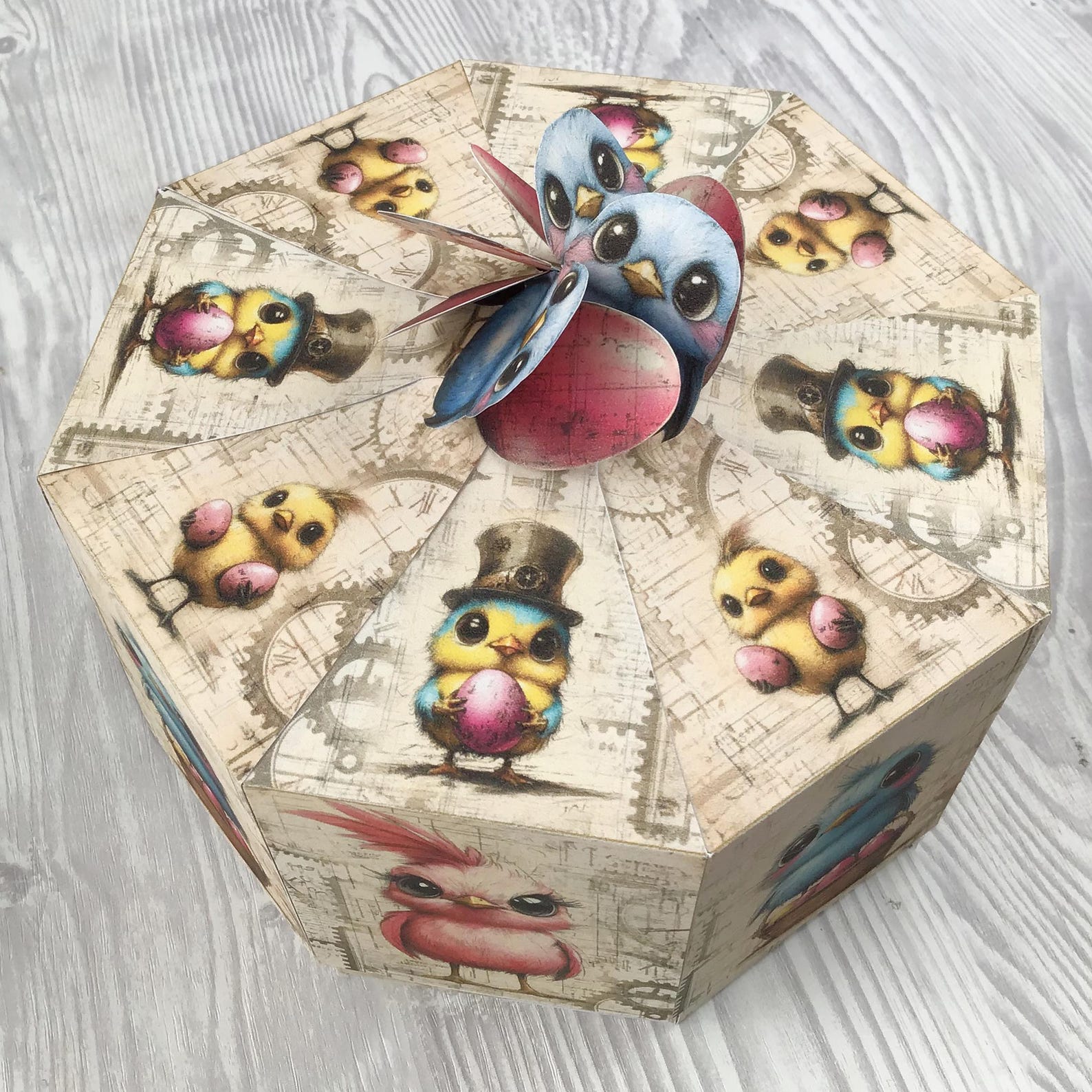 Printable Easter Box Kit, Digital Box Template Digital Download, DIY ...