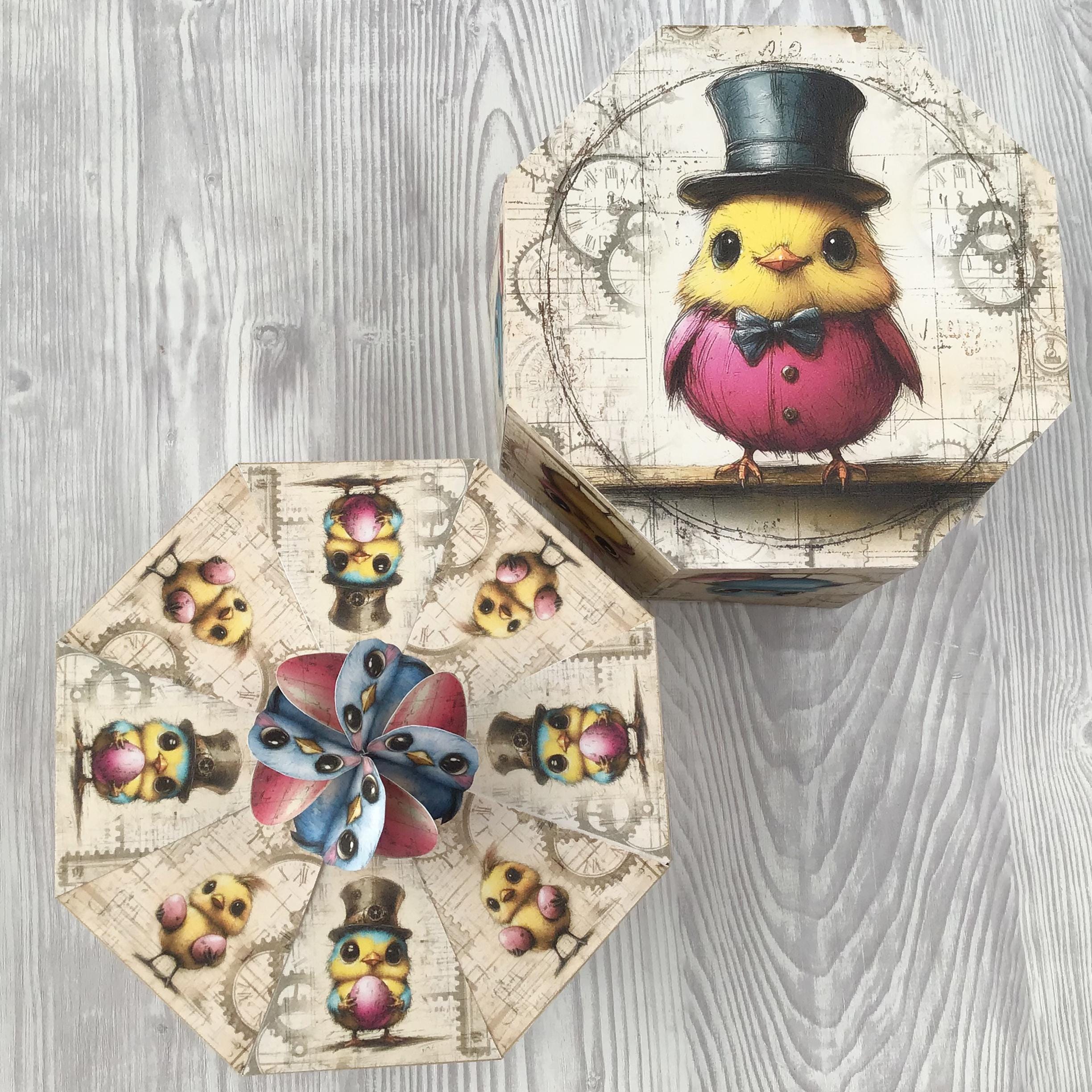 Printable Easter Box Kit, Digital Box Template Digital Download, DIY ...