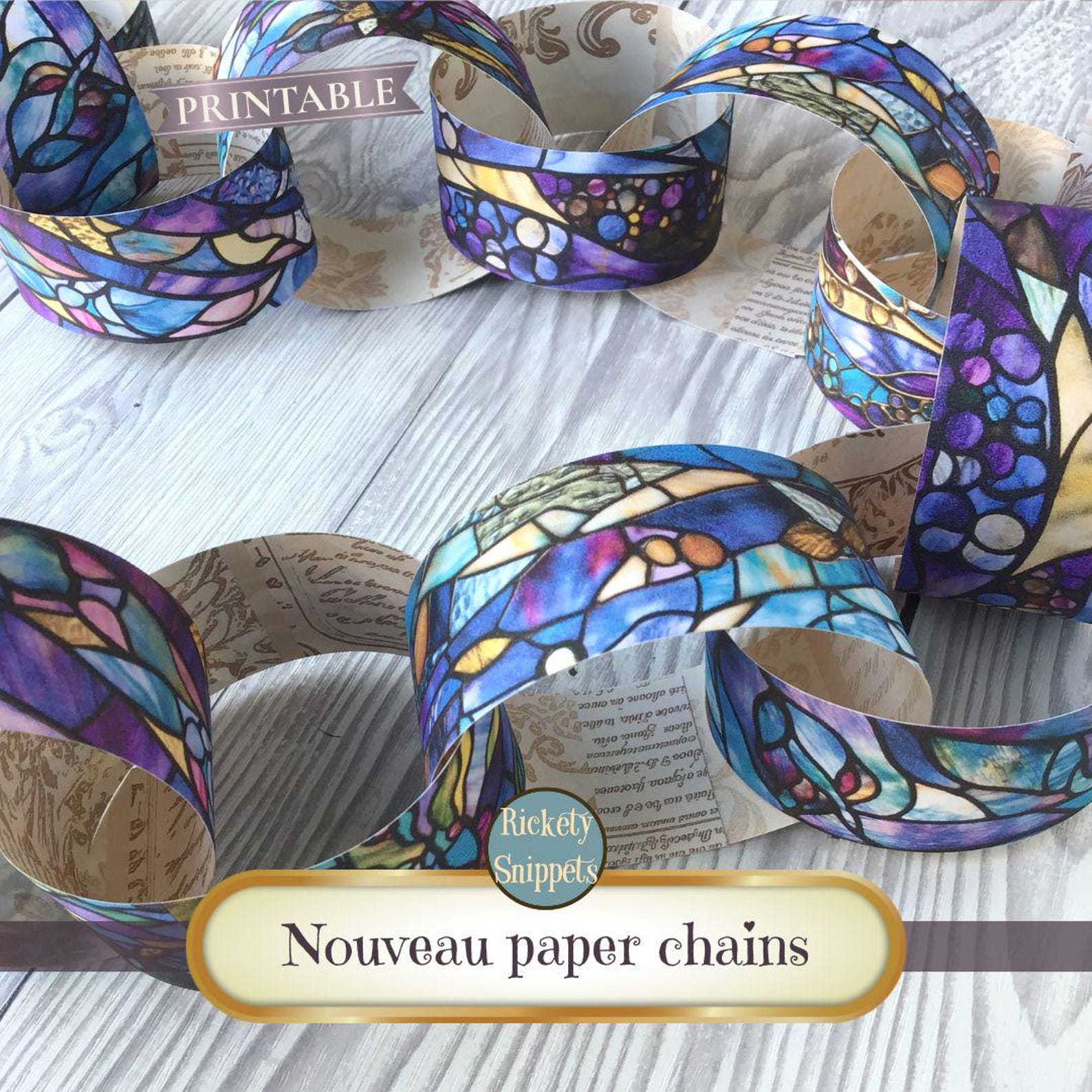 Paper Christmas Decorations, Paper Chains, DIY Christmas Decorations ...