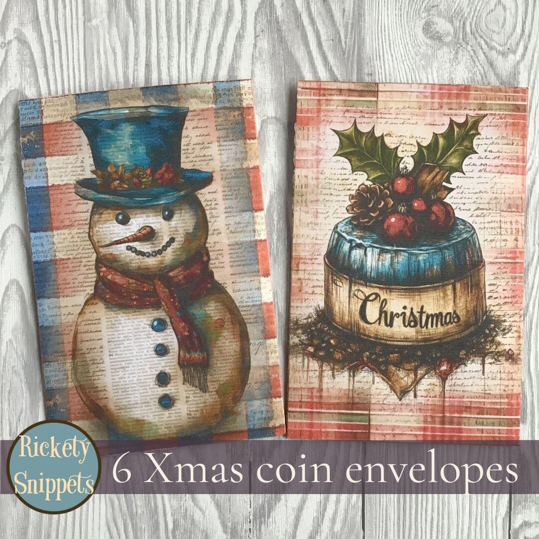 Coin Envelopes, Christmas Money Envelopes, Cash Envelopes for Gifts ...