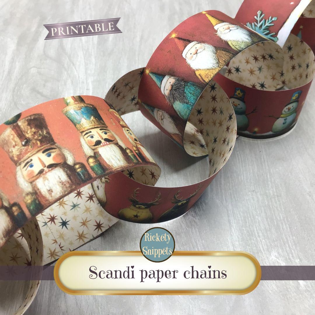 Christmas Paper Chains, Paper Christmas Decorations, Christmas Paper ...