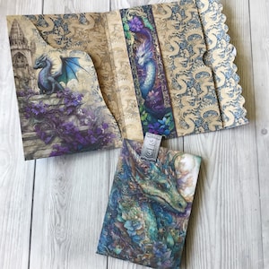 Dragon Junk Journal Folio Kit, Printable Folio Kit, Junk Journal ...