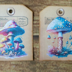 Magical Fairy Mushroom Tags | Printable Enchanted Forest Tags ...
