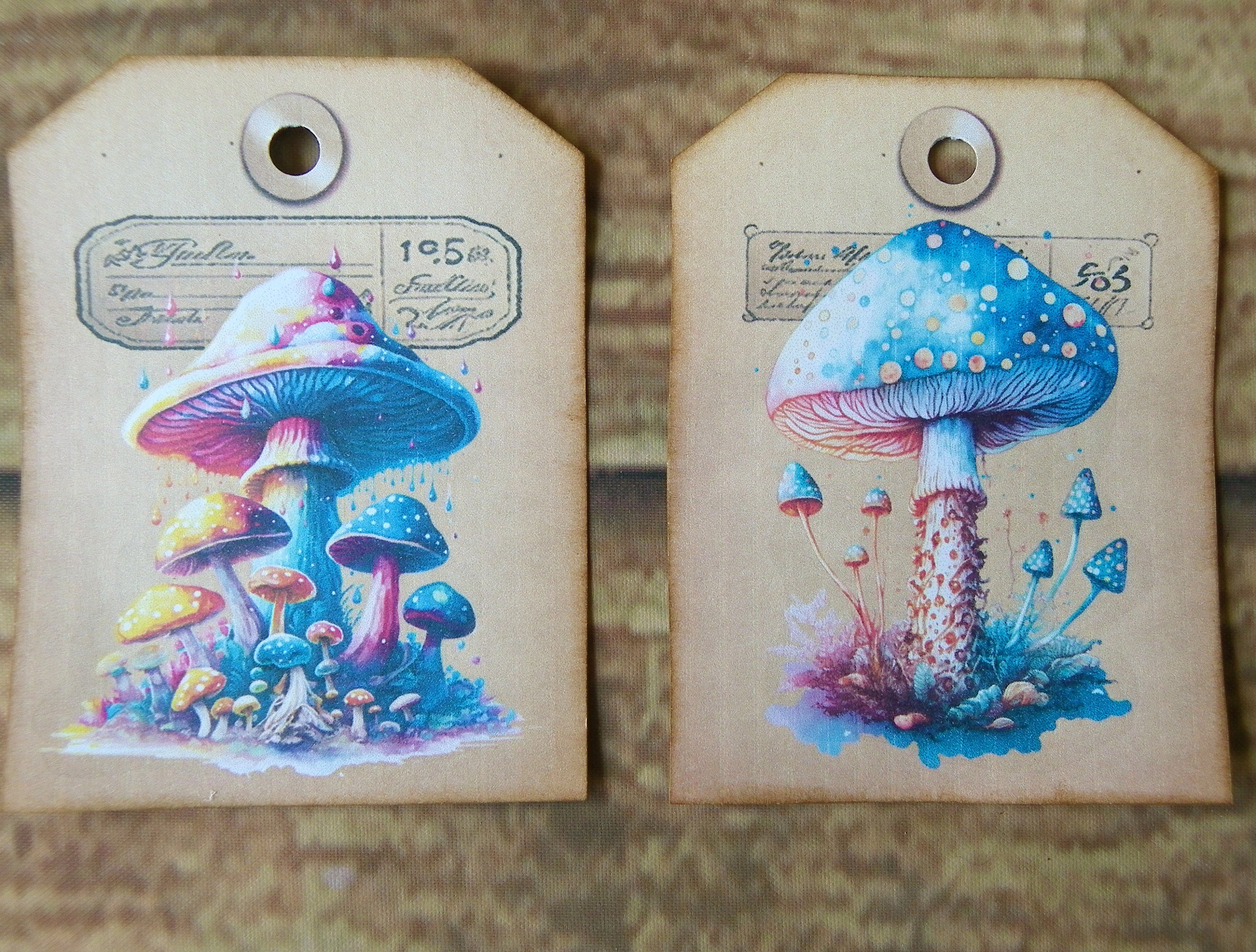 Magical Fairy Mushroom Tags | Printable Enchanted Forest Tags ...