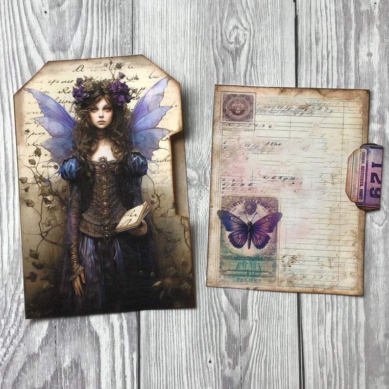 Fairy Junk Journal Digital Download, Scrapbook Bundle, Fantasy Junk ...