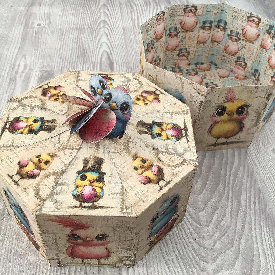 Printable Easter Box Kit, Digital Box Template Digital Download, DIY ...