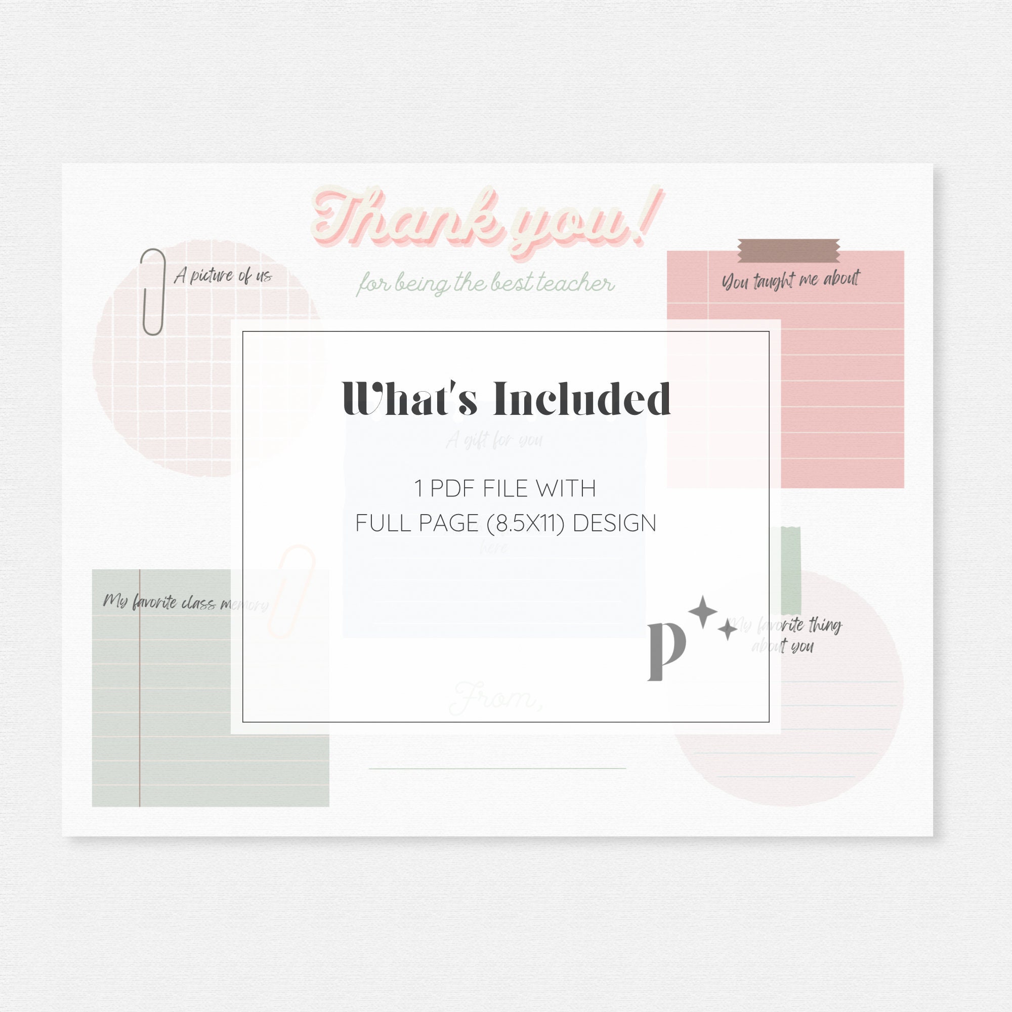 Teacher Appreciation Week Printable - Teacher Letter Printable - About ...