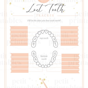 Tooth Fairy Printable Bundle - Official Tooth Fairy Report - Tooth ...