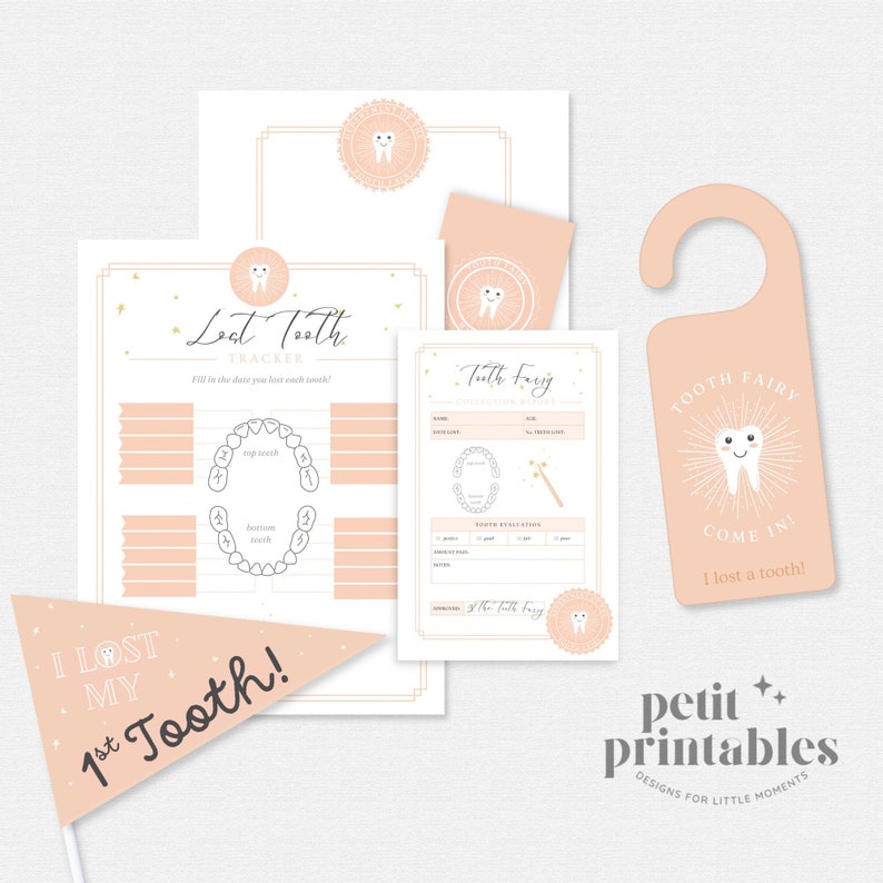 Tooth Fairy Printable Bundle - Official Tooth Fairy Report - Tooth ...
