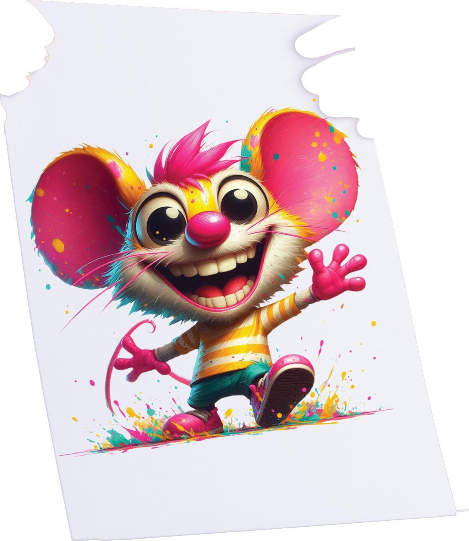 46 Whimsical Mice Clipart: Funny Mouse Designs (PNG Digital Download ...
