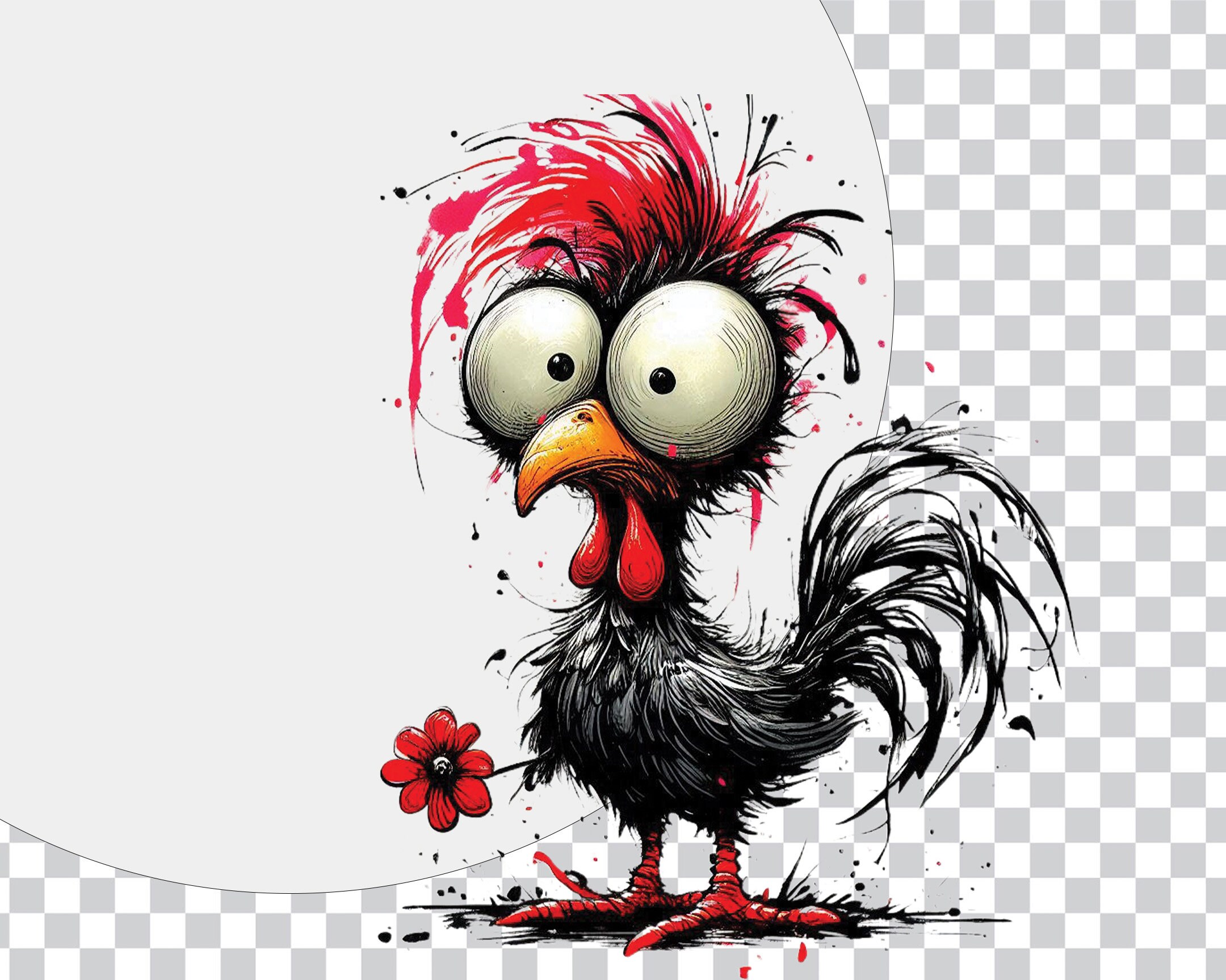 35 Whimsical Funny Animal Clipart, Quirky Animals Clipart,crazy Animals ...