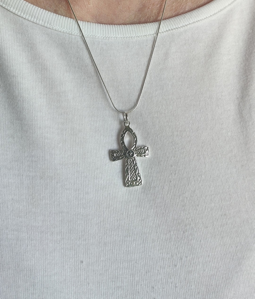 Ankh Charm + FREE Random Charm - Ankh Necklace/pendant - Egyptian Charm ...