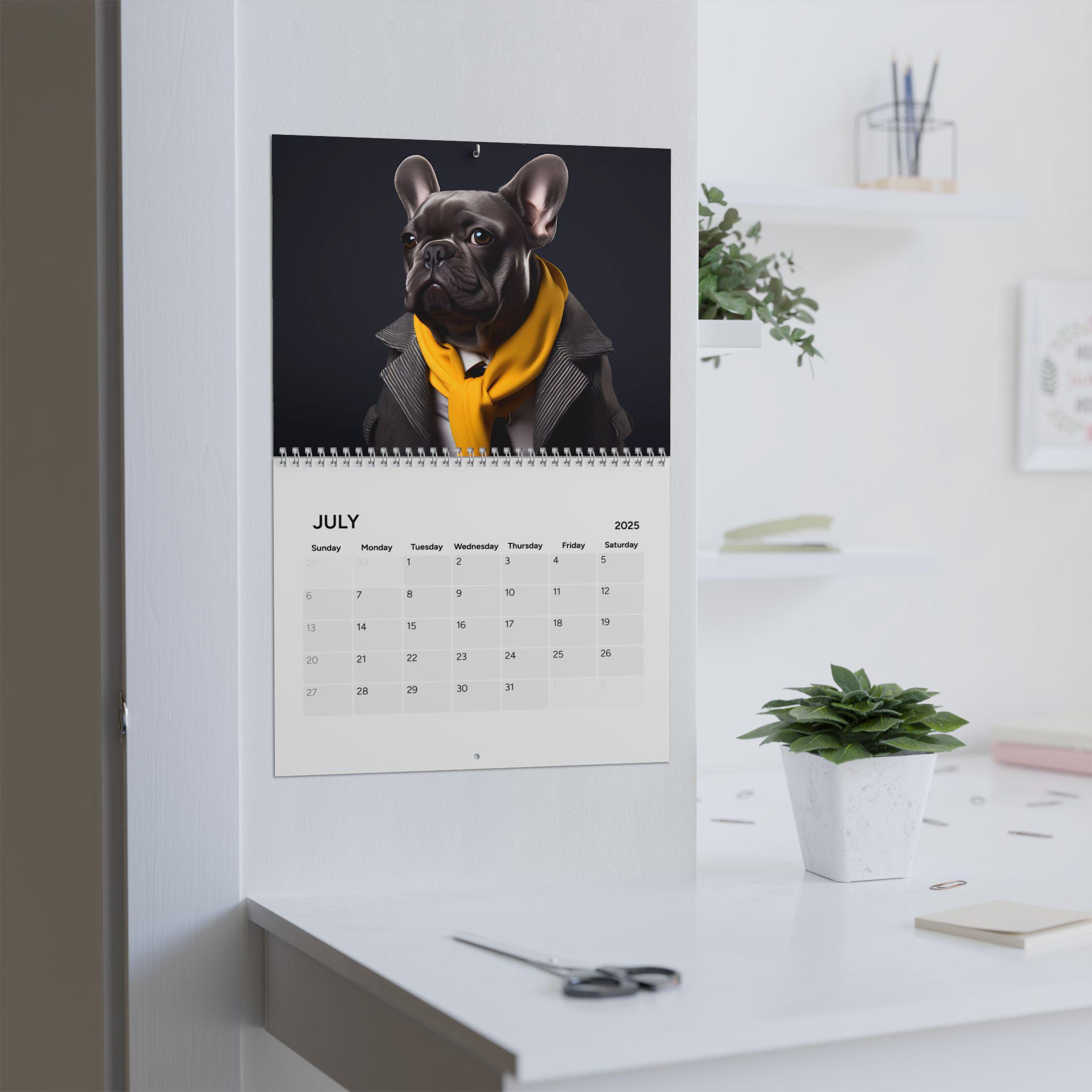 Haute Couture Frenchies, A Year of Canine Elegance Calendar (2025 ...
