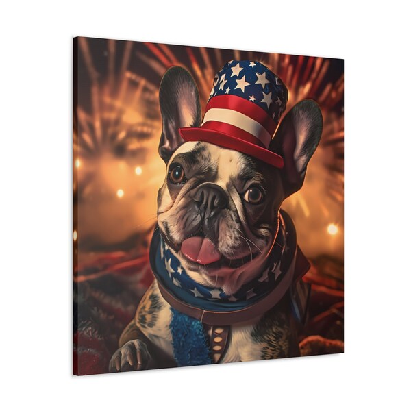 Patriotic Bulldog - Etsy