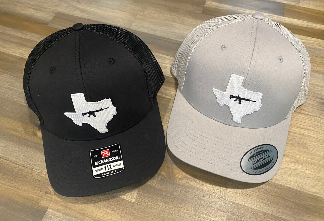 Texas State AR15 Hat, Custom Patch, Hat for Dad Husband, Rifle Texas ...