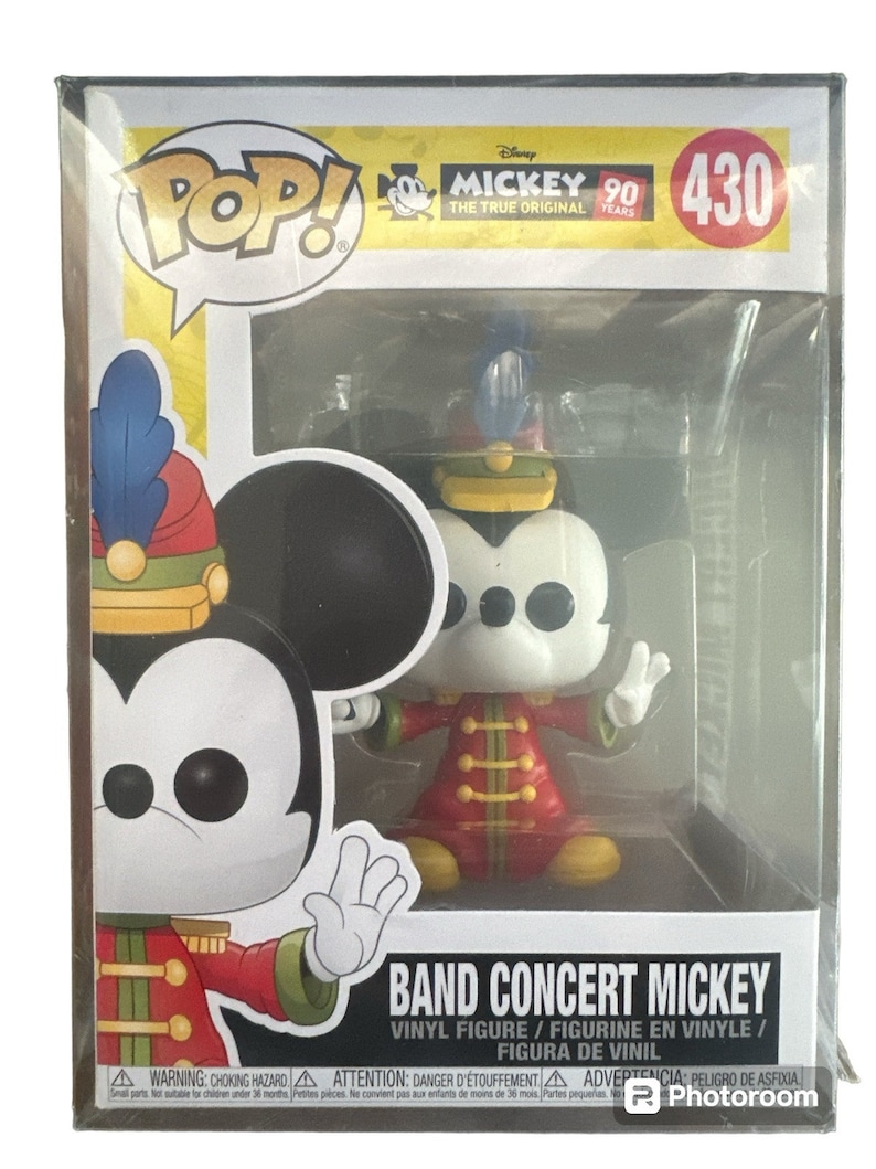 Funko Popthe Original Mickey Mouse 90 Years BAND CONCERT MICKEY # 430 ...