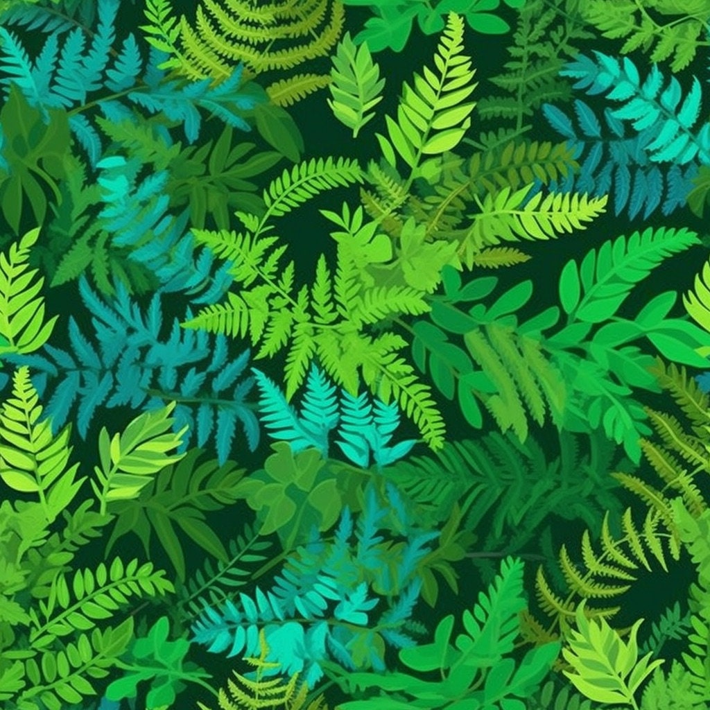 New Zealand Fern Patterns, Digital, Seamless Design to Celebrate the ...