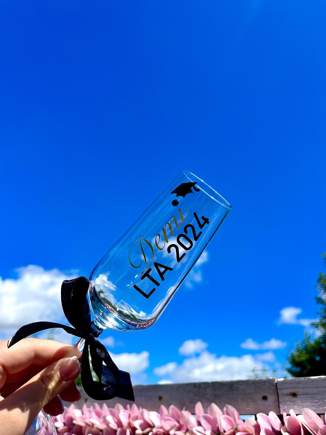 Custom Graduation Flutes – Personalized Champagne Glasses for ...