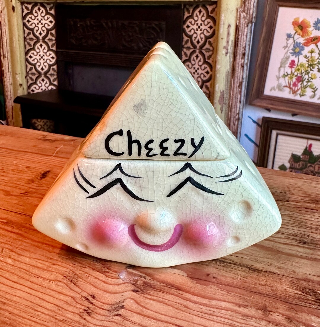 Vintage Deforest of California Anthropomorphic Cheezy Condiment Jar - Etsy