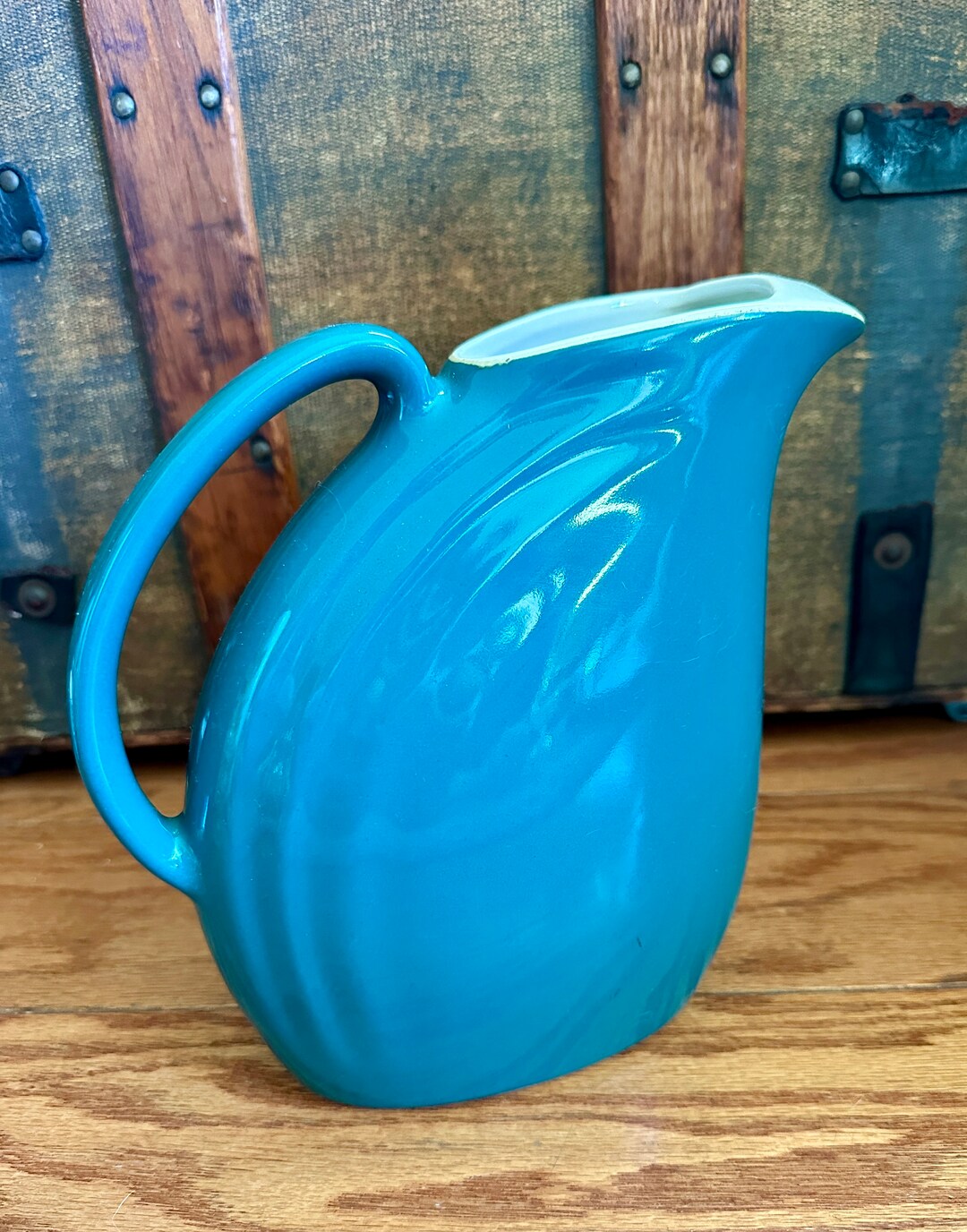 Turquoise, Vintage Hall Pitcher - Etsy