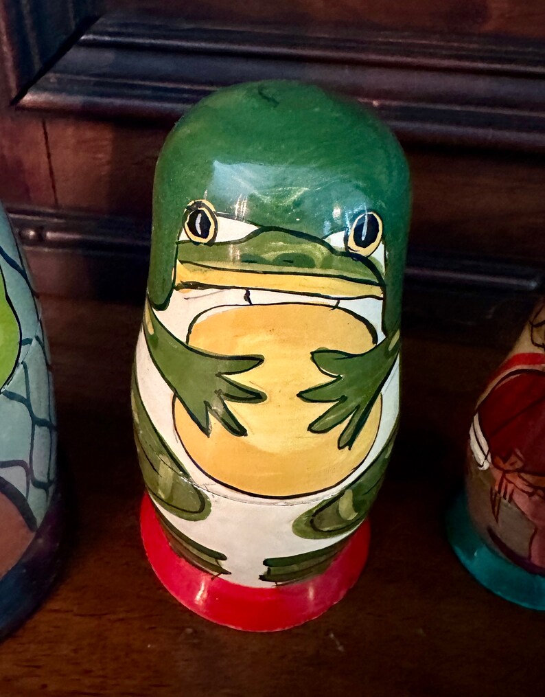 Vintage Princess and the Frog Nesting Dolls - Etsy