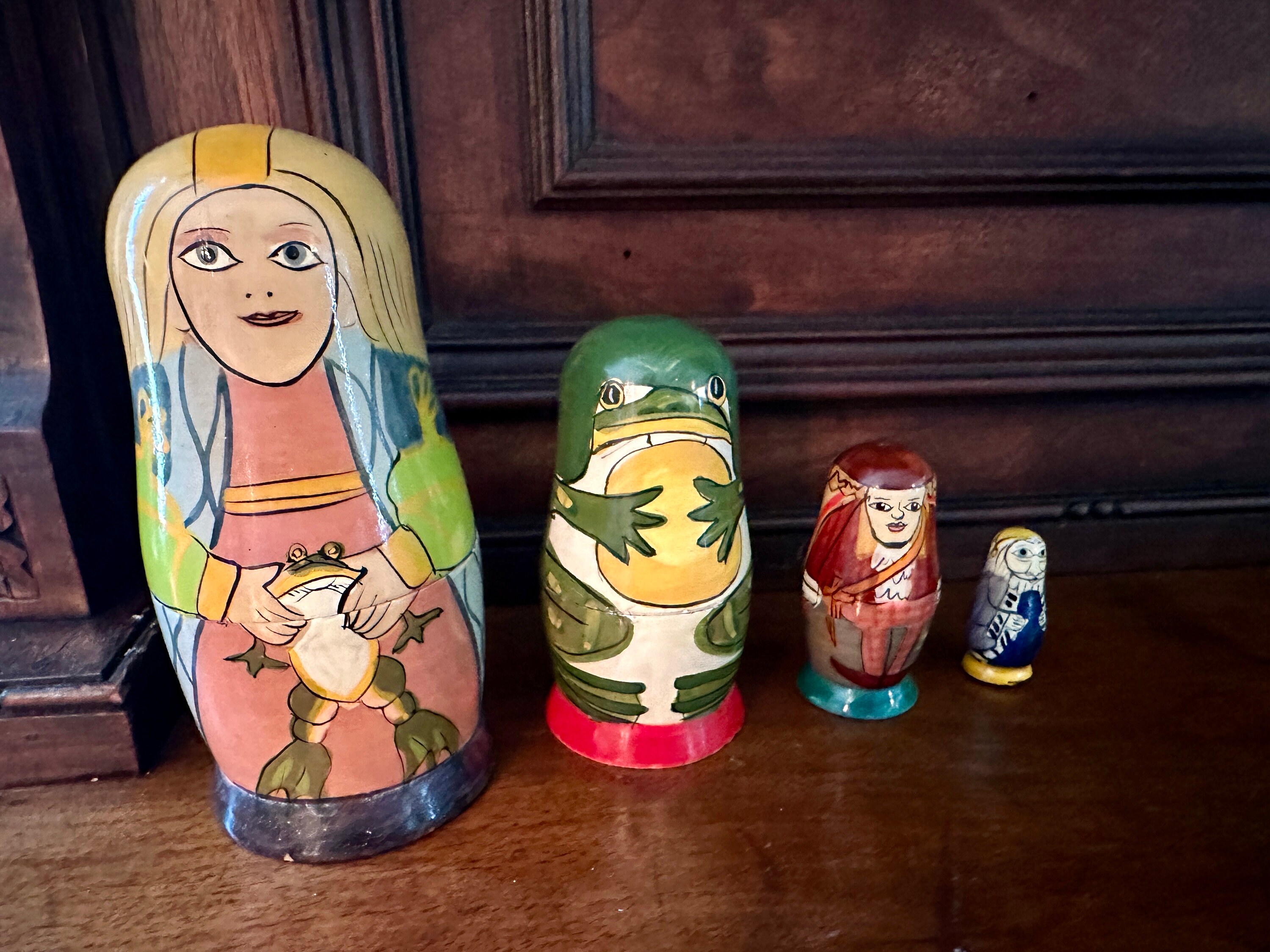 Vintage Princess and the Frog Nesting Dolls - Etsy