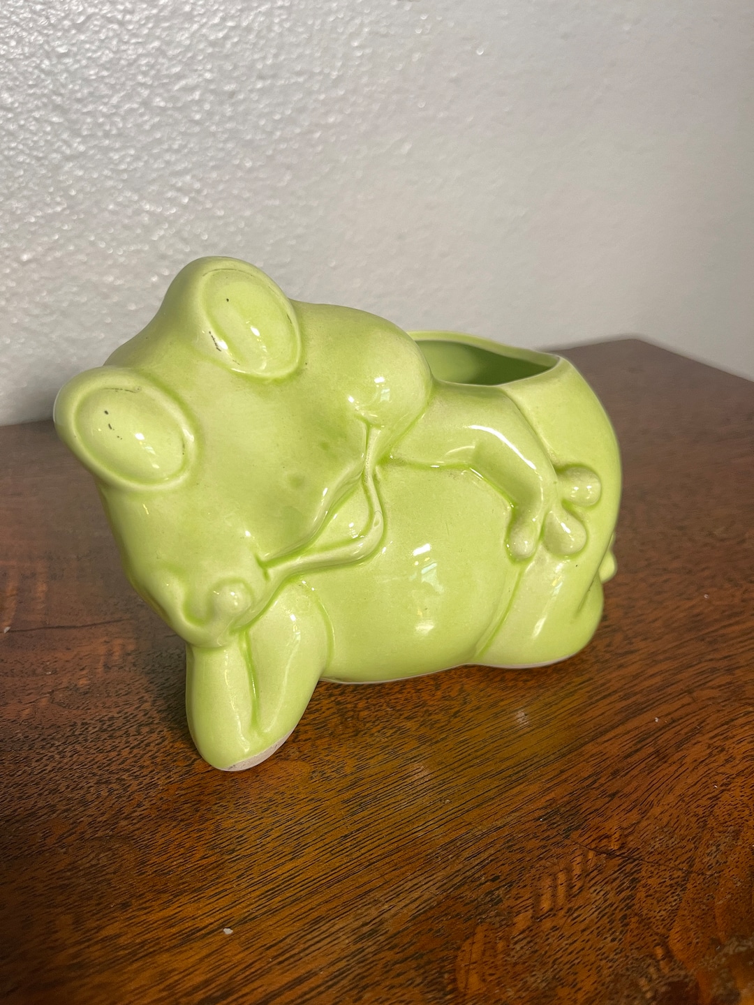 Ceramic Frog Vase/planter - Etsy